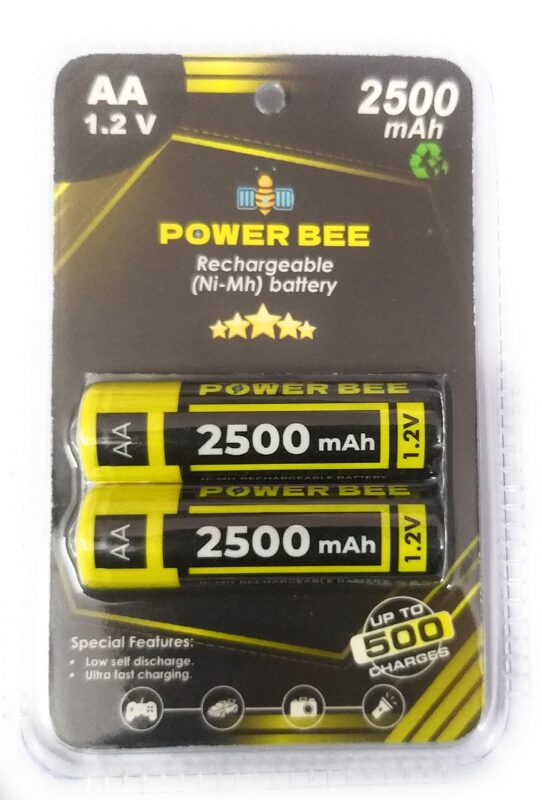 Best 1.2v Rechargeable Battery AA 2500mAh Price Powerbee